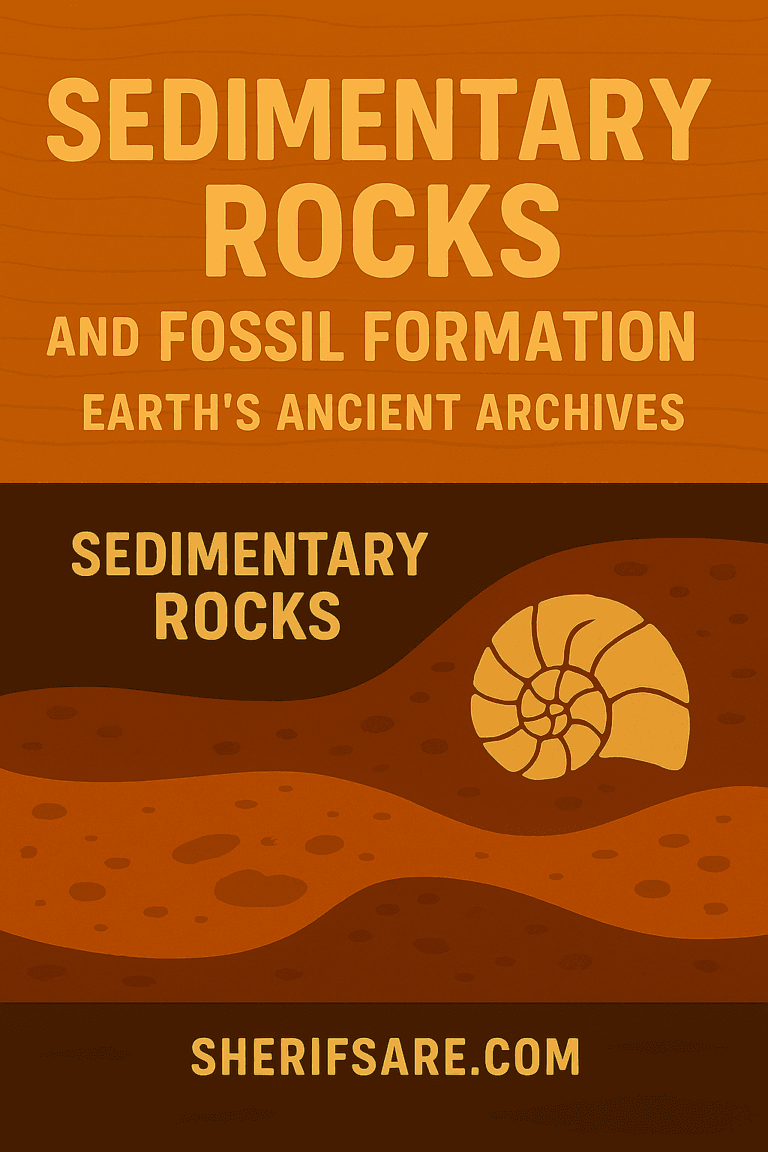 Sedimentary Rocks and Fossils Formation — Earth’s Archives